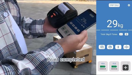 Bluetooth industriële weegschaal voor pallets, bar weegschaal 1500kg ...